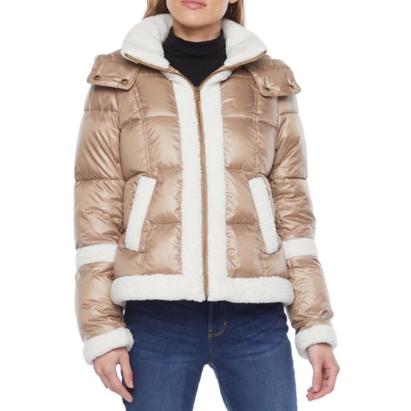 Jackets & Coats | Ana Hooded Cozy Berber Puffer Jacket Size L | Poshmark